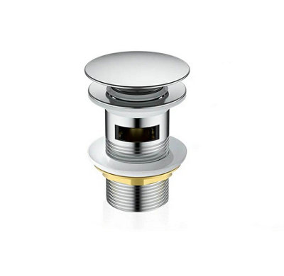 Wastes Chrome Slotted Flip Top Basin