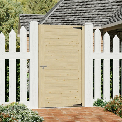 Water Based Paint Wooden Garden Gate with Door Latch 90cm x 180cm