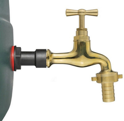 Water Butt Replacement Tap Extension Kit + Drill bit Lever Bib Outlet ...