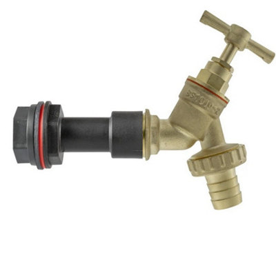 Water Butt Replacement Tap Extension Kit + Drill bit Lever Bib Outlet ...