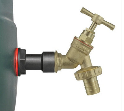 Water Butt Replacement Tap Extension Kit + Drill bit Lever Bib Outlet ...