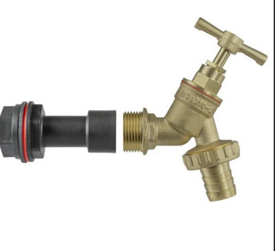 Water Butt Replacement Tap Extension Kit + Drill bit Lever Bib Outlet ...