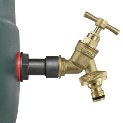Water Butt Replacement Tap Extension Kit + Drill bit Lever Bib Outlet ...