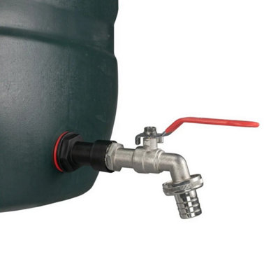 Water Butt Replacement Tap Extension Kit + Drill bit Lever Bib Outlet ...