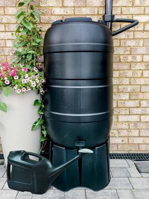 Water Butt set with Stand, filler, tap, and Watering Can Strata 210L ...