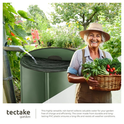Water Butt - tap and overflow protection, foldable weather resistant ...