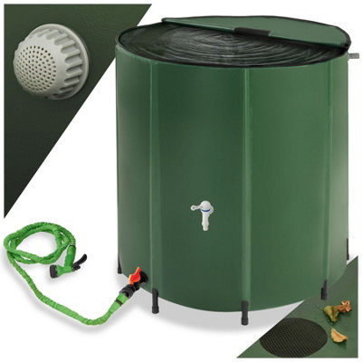 Water Butt - tap and overflow protection, foldable weather resistant ...