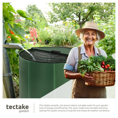 Water Butt - tap and overflow protection, foldable weather resistant ...