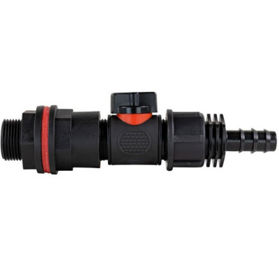 Water Butt Valve Connector Kit Valve Drill Bit Set Rainwater Tank 3/4 ...