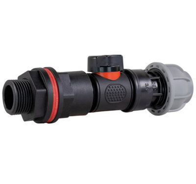 Water Butt Valve Connector Kit Valve Drill Bit Set Rainwater Tank 3/4 ...