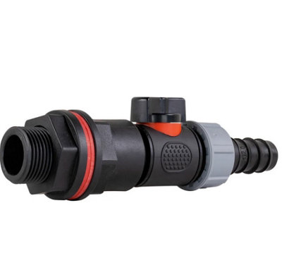 Water Butt Valve Connector Kit Valve Drill Bit Set Rainwater Tank 3/4 ...