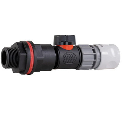 Water Butt Valve Connector Kit Valve Drill Bit Set Rainwater Tank 3/4 ...