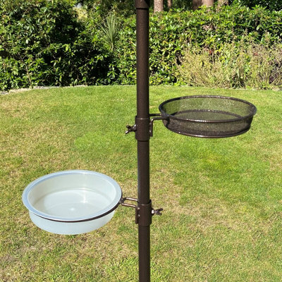 Water Dish, Mesh Seed Dish & Bracket Set for Selections Metal Bird ...