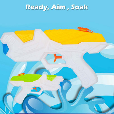 WATER GUN PISTOL GUNS ADULTS KIDS OUTDOOR WHITE