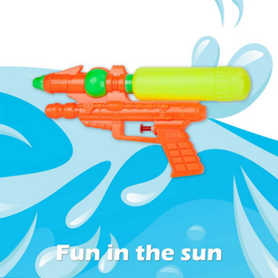Water Gun Pistol Water Guns Adults Kids Outdoor 12cm x 26cm Orange X 1