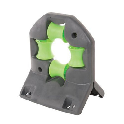 Water Hose Pipe Corner Wall Mounted Bracket Guide Dispenser Roller Runner