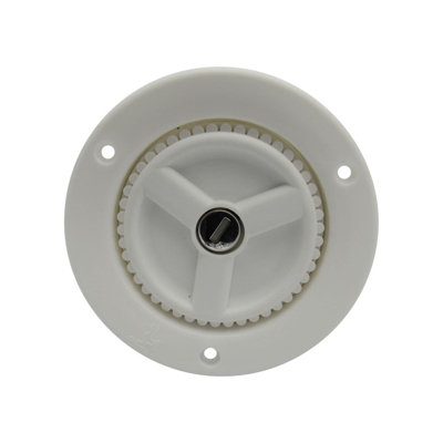 Water Inlet Filler Cap White (Lockable Fresh Caravan Motorhome RV)
