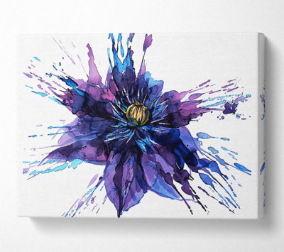 Water Lily Splash Canvas Print Wall Art - Medium 20 x 32 Inches | DIY ...