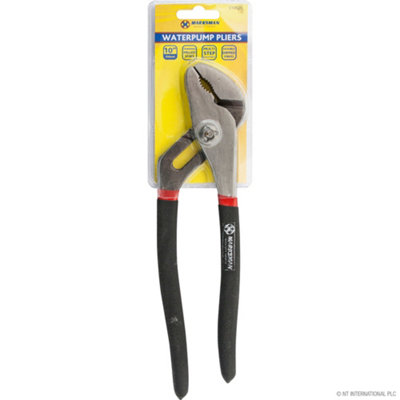 Water Pump Pipe Plier Plumbers Tool Wrench Grip Handle Adjustable ...