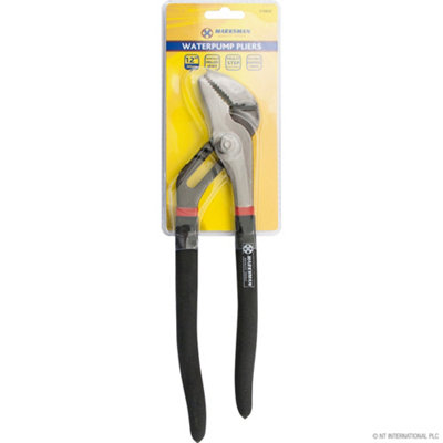 Water Pump Pipe Plier Plumbers Tool Wrench Grip Handle Adjustable ...
