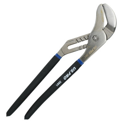 Water pump pliers pipe wrench grips 16in 400mm plumbers gas