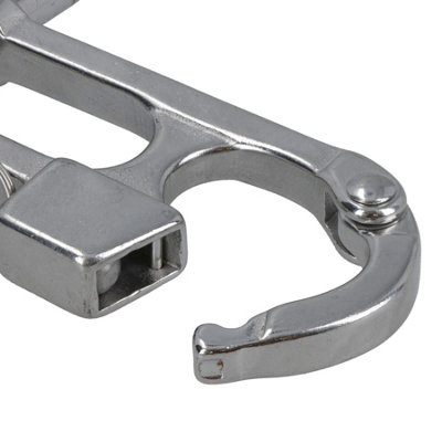 WATER SKI HOOK QUICK RELEASE 100MM MARINE GRADE STAINLESS SAFETY ...