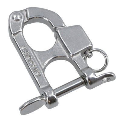 Water Ski Hook Quick Release 60mm Marine Grade Stainless Safety Shackle 316