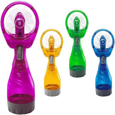 Water Spray Mist Fan Cooling Holiday Travel Portable Hand Pocket Bottle ...