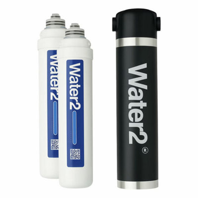 Water2 Pod 2.0 Starter Kit + Replacement Filter Under Sink Water Filter ...