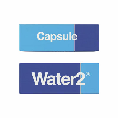 Water2 Pod 2.0 Starter Kit + Replacement Filter Under Sink Water Filter ...