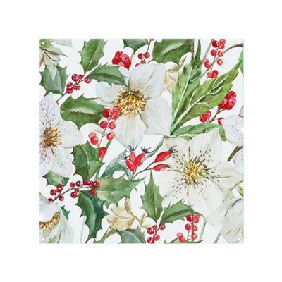 Watercolour Christmas Pattern Splash Back designer style