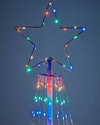 Waterfall Christmas Tree Rainbow 21m