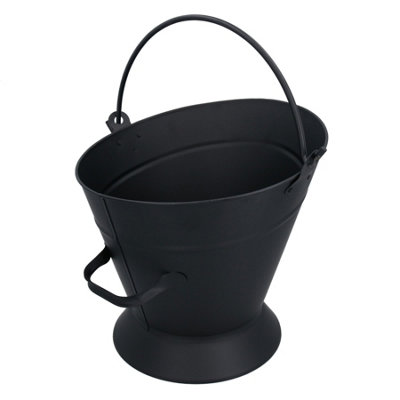 Waterloo Style Black Coal Log Burner Scuttle Bucket Wide Mouth Fire ...
