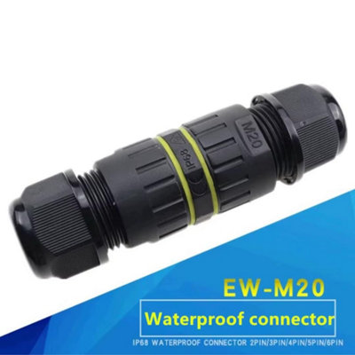 Waterproof IP68 Cable Connector Outdoor Electrical Wire Connector for 7 ...