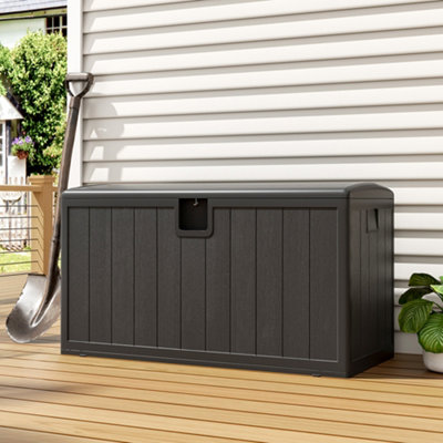Waterproof Lockable Outdoor Garden Deck Storage Box Terrace Practical ...