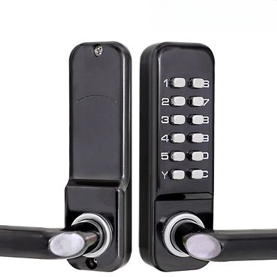 Waterproof Mechanical Code Lock 1 11 Digit Combination Code Security Password Coded Lock Black