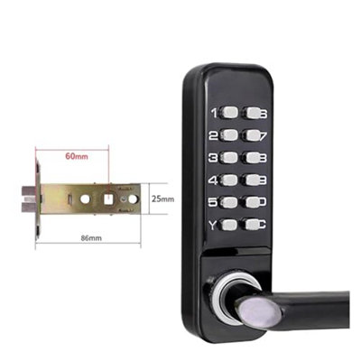 Waterproof Mechanical Code Lock 1 11 Digit Combination Code Security ...