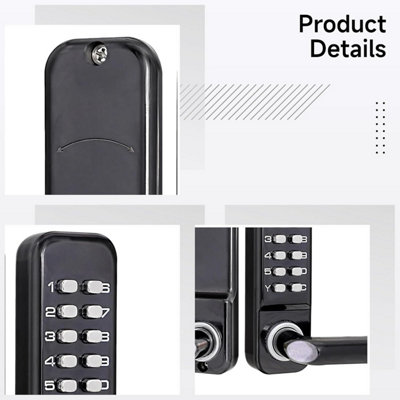 Waterproof Mechanical Code Lock 1 11 Digit Combination Code Security ...