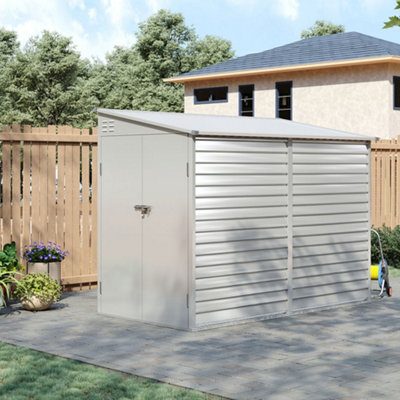 Waterproof Outdoor Metal Shed Garden Storage Shed Tool Shed with ...