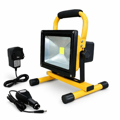 Waterproof Portable Light LED Rechargeable Emergency Flood Garden Work ...