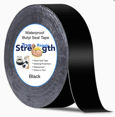 WATERPROOF TAPE BUTYL SEAL REPAIR PATCH INDOOR/OUTDOOR LEAKS, CRACKS ...
