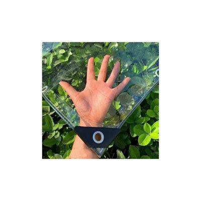 Waterproof Tarp Clear Pvc Tarp With Grommets Insulated Tarp For Garden ...
