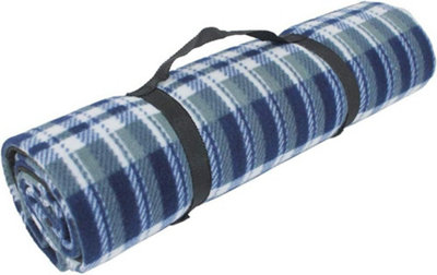 Waterproof Travel Rug Camping Hiking Festivals Lightweight Outdoor Blue ...