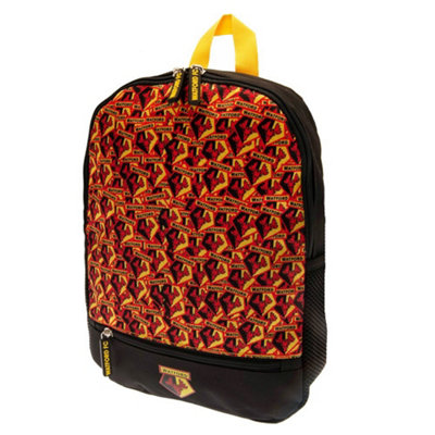 Watford FC Backpack Black/Yellow/Red (One Size)
