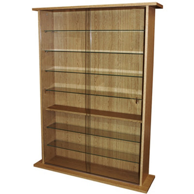 Watsons Boston Glass Collectable Display Cabinet 600 Cd 255 Dvds ...