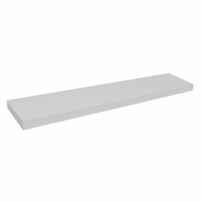 Watsons Chicago Wall Mounted 100cm Floating Chunky Shelf White