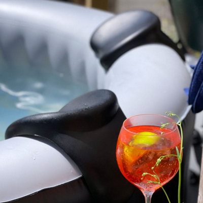 Wave Spa Luxury Hot Tub Comfort Pack - 2 x Drinks Holder + 4 x Head ...