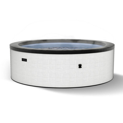 Wave Tahoe 6-Person Round Rigid Eco Foam Hot Tub & Spa, 90-Jet Massage ...