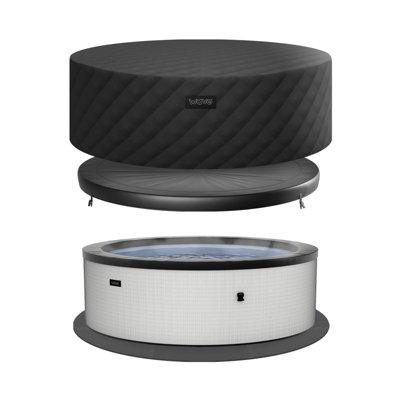 Wave Tahoe Energy-Efficient Hot Tub Bundle - 6-Person Rigid Eco Foam ...