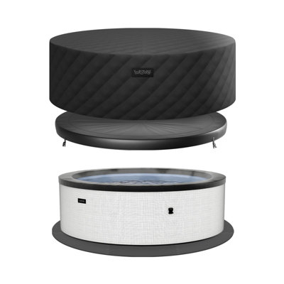 Wave Tahoe Energy-Efficient Hot Tub Bundle - 6-Person Rigid Eco Foam ...